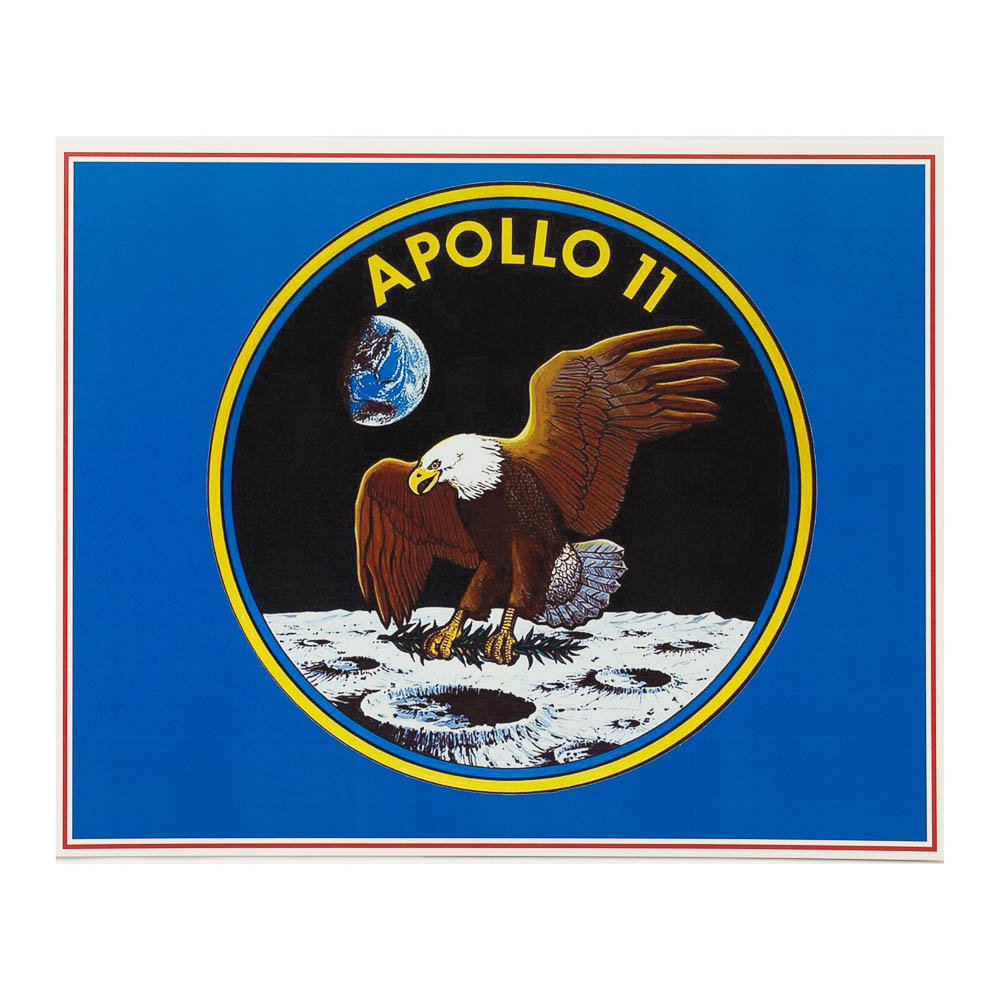 Apollo 11 Patch Vintage Reproduction Poster – Air Force Museum Store