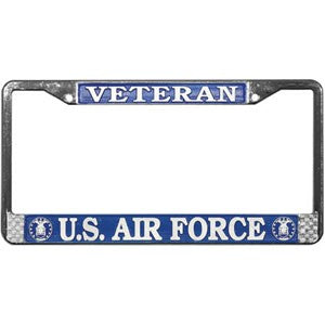 Air Force Veteran License Plate Frame – Air Force Museum Store