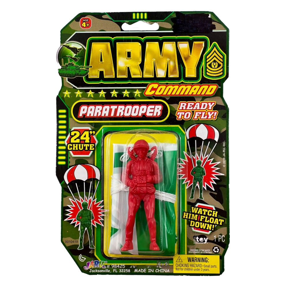 Army Paratrooper Figure with 24" Parachute – Collectible Military Toy ...