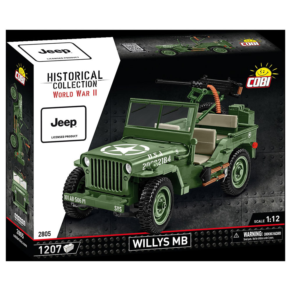 COBI Jeep Willys MB Set #2805 | 1:12 Scale WWII Licensed Model – Air ...