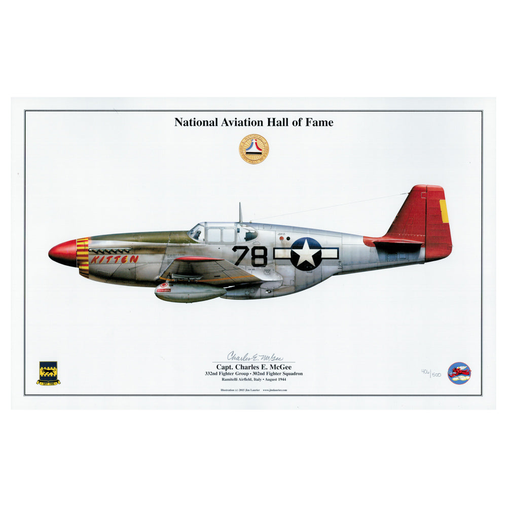 Capt. Charles E. McGee Autographed Print – Air Force Museum Store
