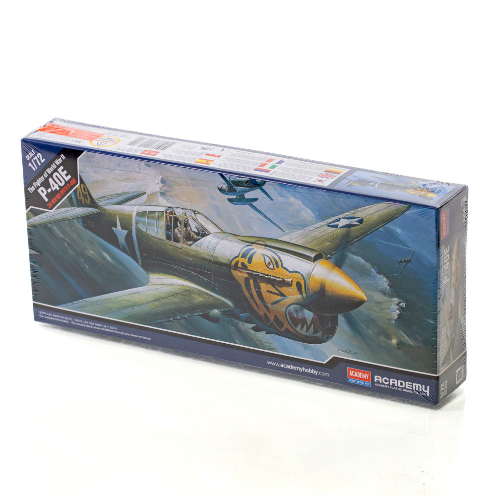 1/72 Scale P-40E Plastic Model Kit – Air Force Museum Store