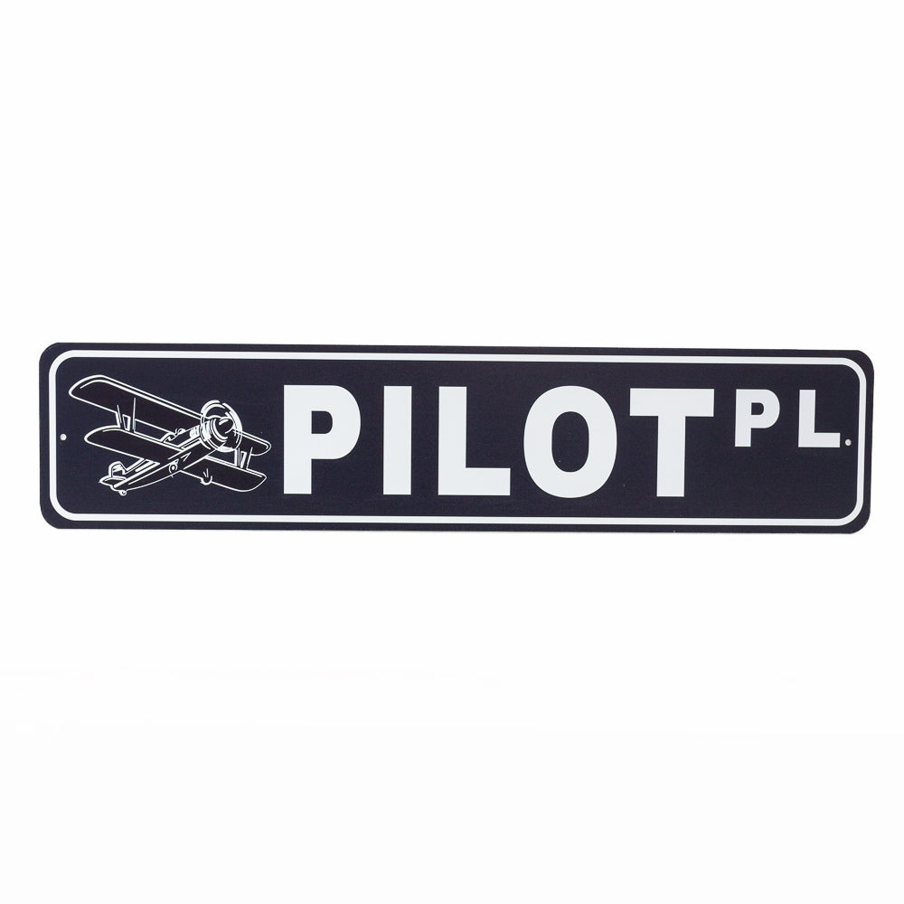 Pilot Place Aluminum Sign – Air Force Museum Store