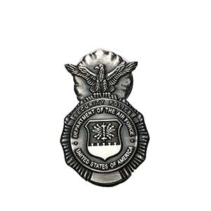 Air Force Security Forces Shield Lapel Pin - Matte – Air Force Museum Store