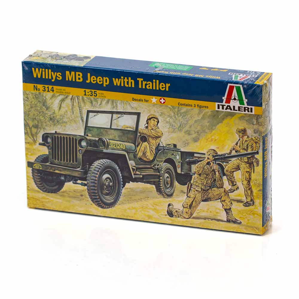 Willys MB Jeep with Trailer Model Kit – Air Force Museum Store